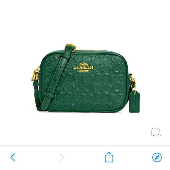 Coach | Bags | Coach Mini Jamie America Bag In Leather Evergreen Color ...